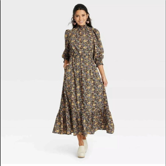 Universal Thread | Dresses | New Womans Balloon Long Sleeve Floral ...